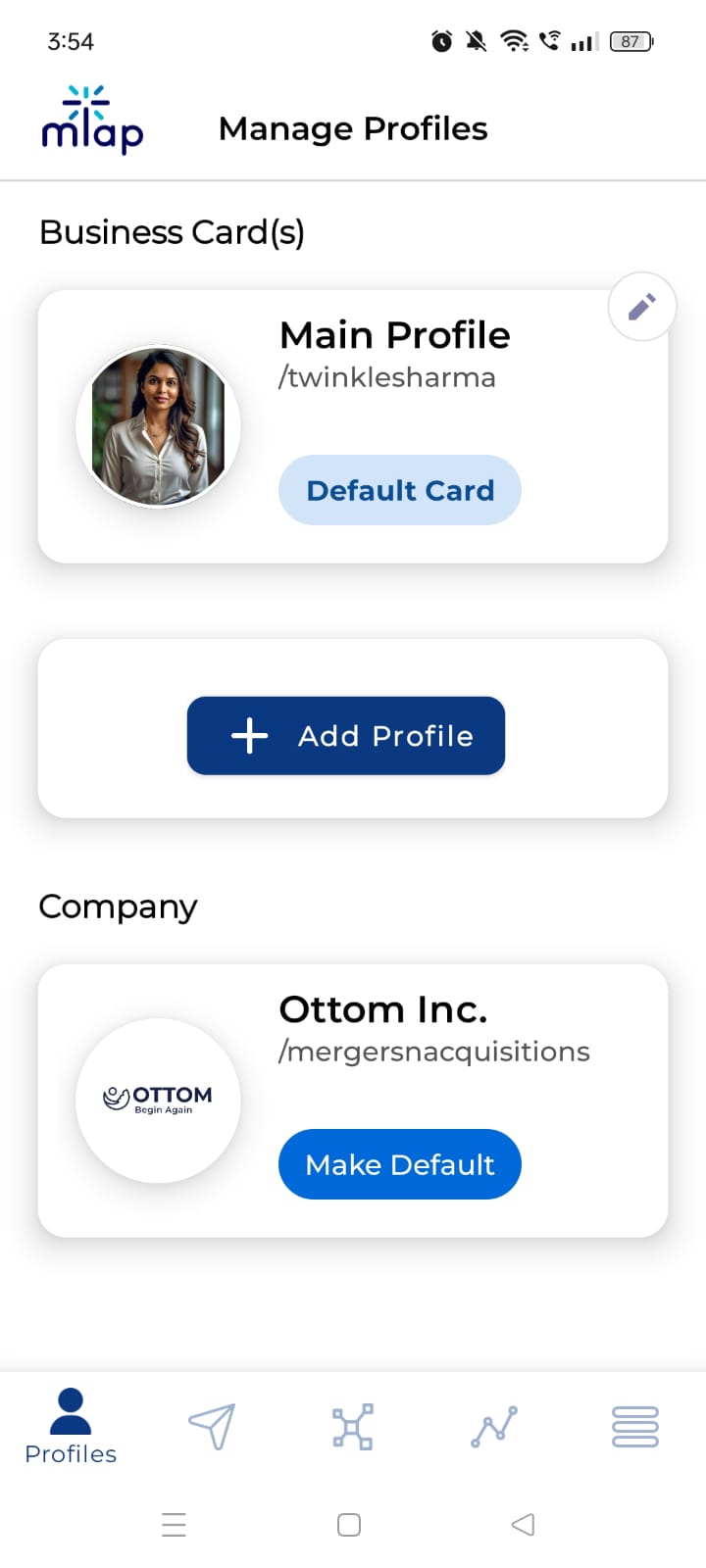 Creating Your Profile: Adding Content | mTap